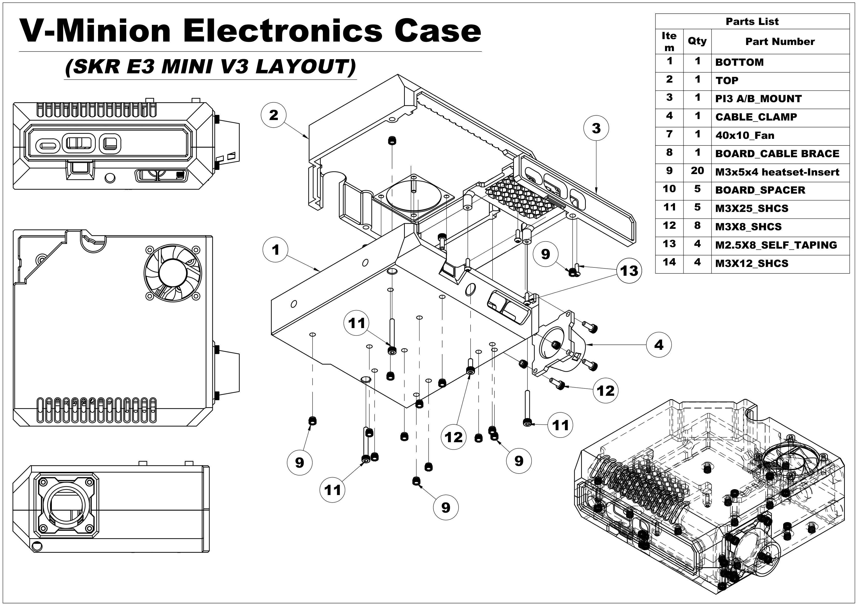 RatRig V-Minion Electronics Enclosure by Squirrelbrain | Download free ...