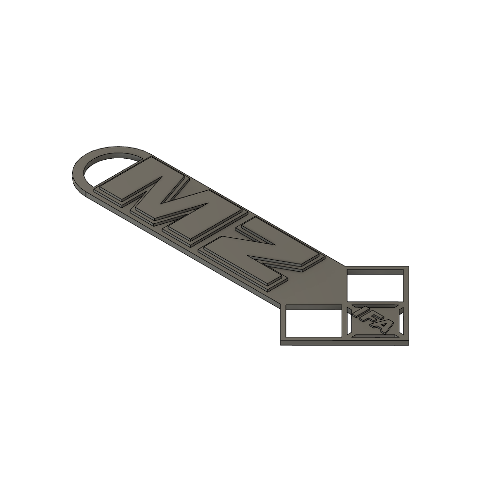 MZ Logo Keyhanger by Lucky Printer by TAC | Download free STL model ...
