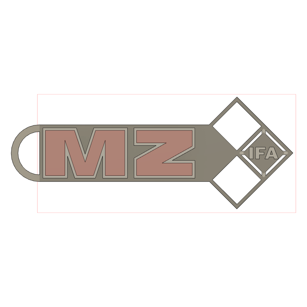 MZ Logo Keyhanger by Lucky Printer by TAC | Download free STL model ...