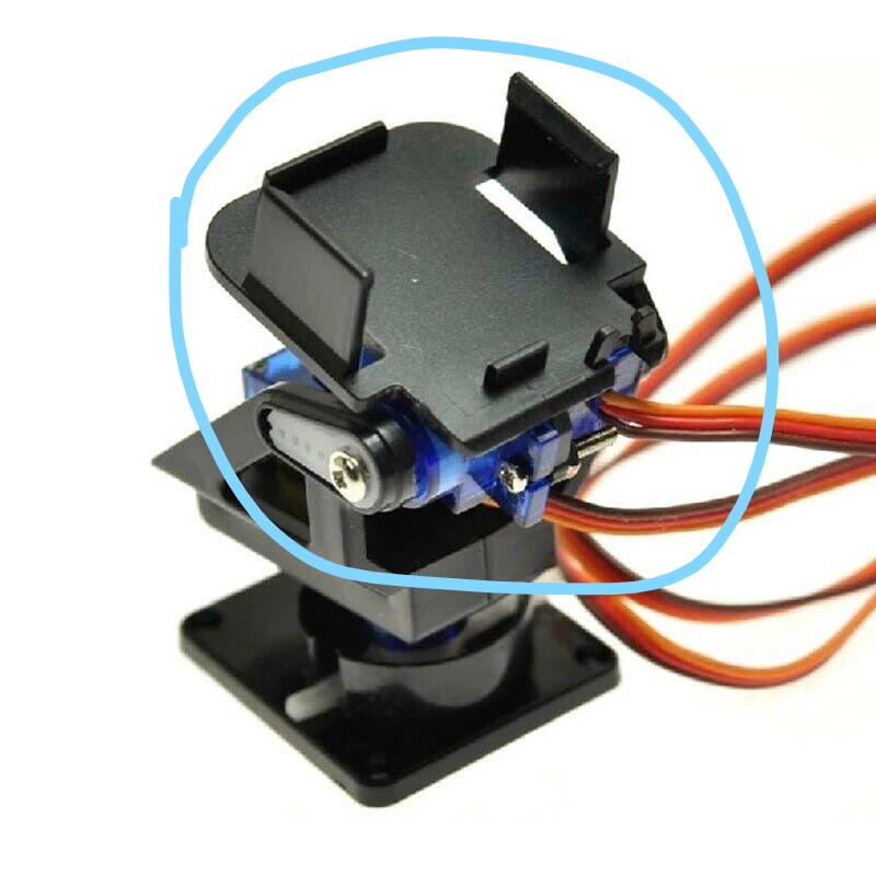 ESP32CAM module holder for tilt pan module R.1 by gsatelite | Download ...