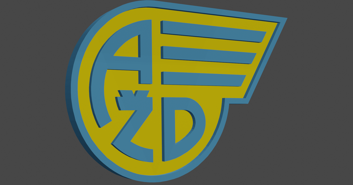 AŽD logo by Ondřej Hladík | Download free STL model | Printables.com