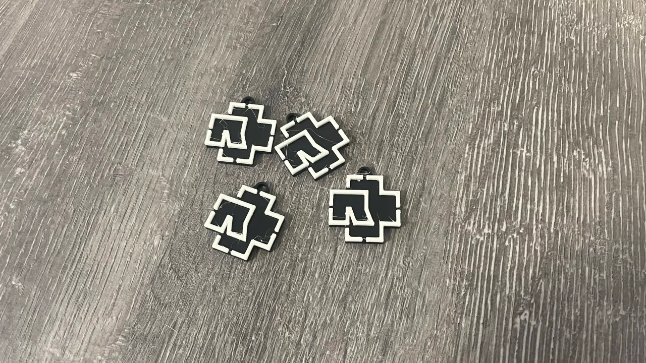 Rammstein keychain by Ondřej Hladík | Download free STL model ...