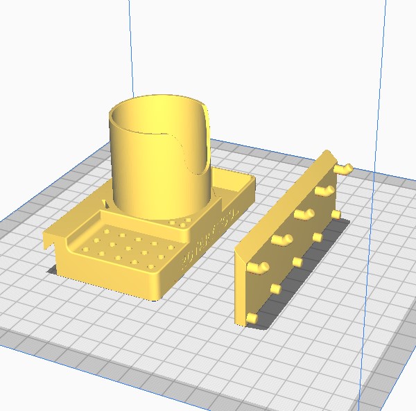 Peg Board Cordless Rotary Tool Caddy (French Cleat / Removable) by ...