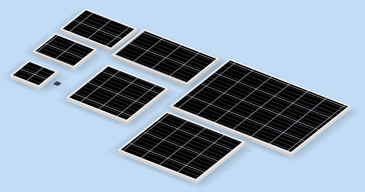 solar panel by EA3D | Download free STL model | Printables.com