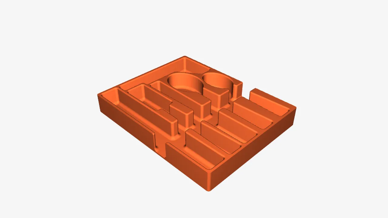 Silverware Organizer by Techplex | Download free STL model | Printables.com