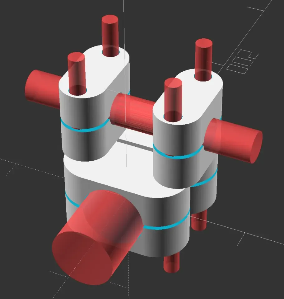 Customizable Stackable Tube/Pipe Clamp (UPDATED!) by BobCc | Download ...