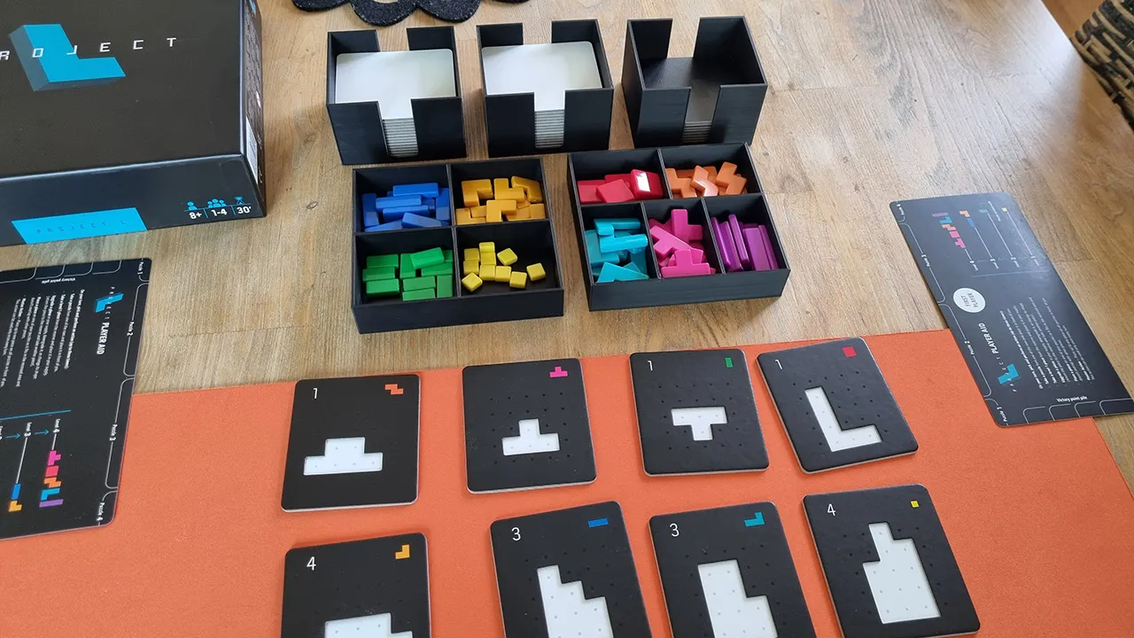 Project L Box Insert Organiser by DrProspect | Download free STL model ...