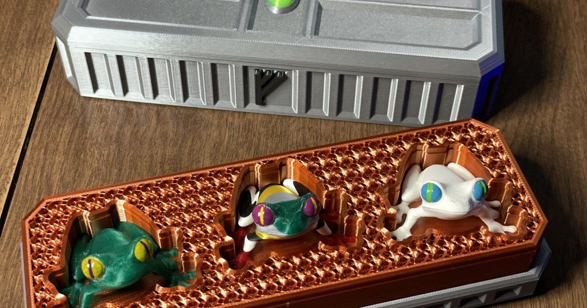 Dwarven Frog Collector Box by blueMage | Download free STL model ...