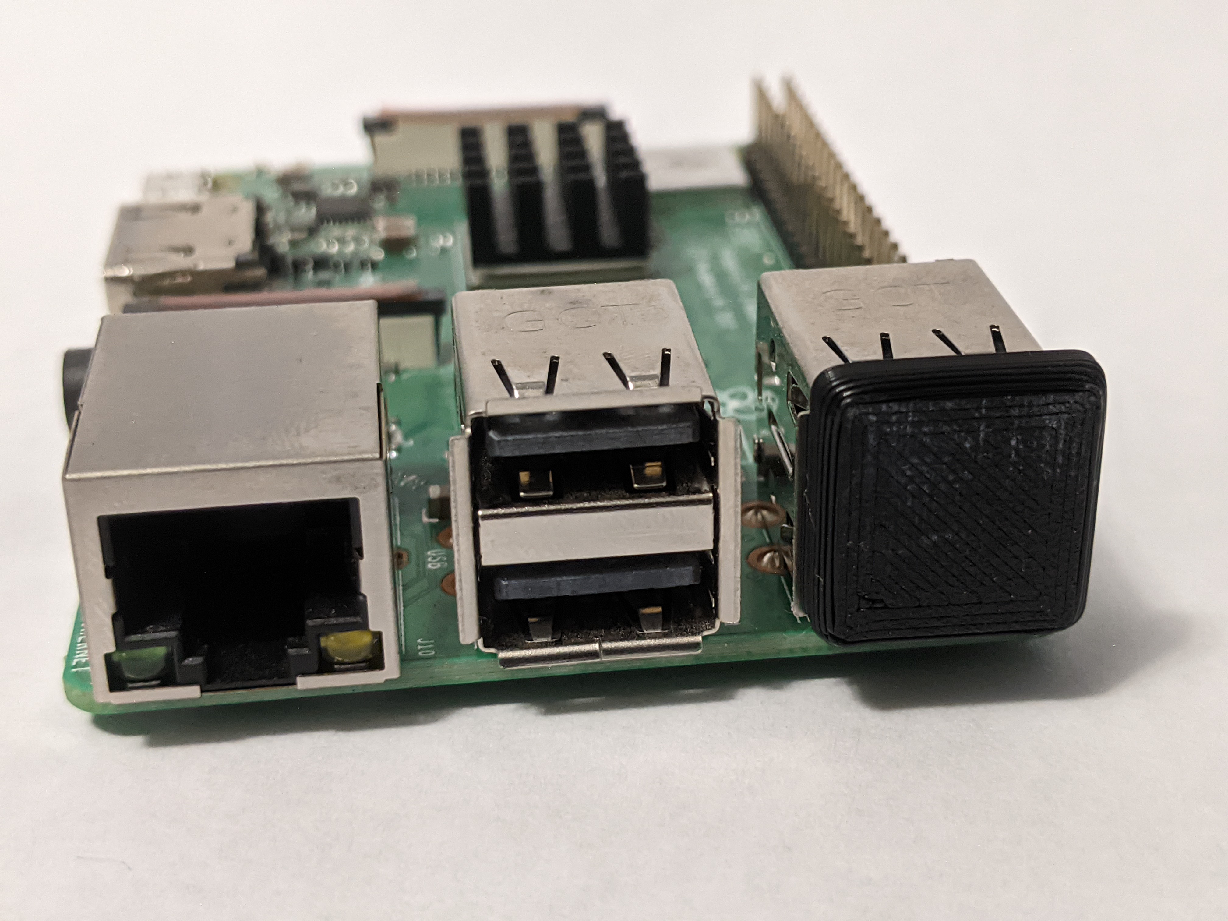 Raspberry Pi USB Cover by bustacheeze | Download free STL model ...