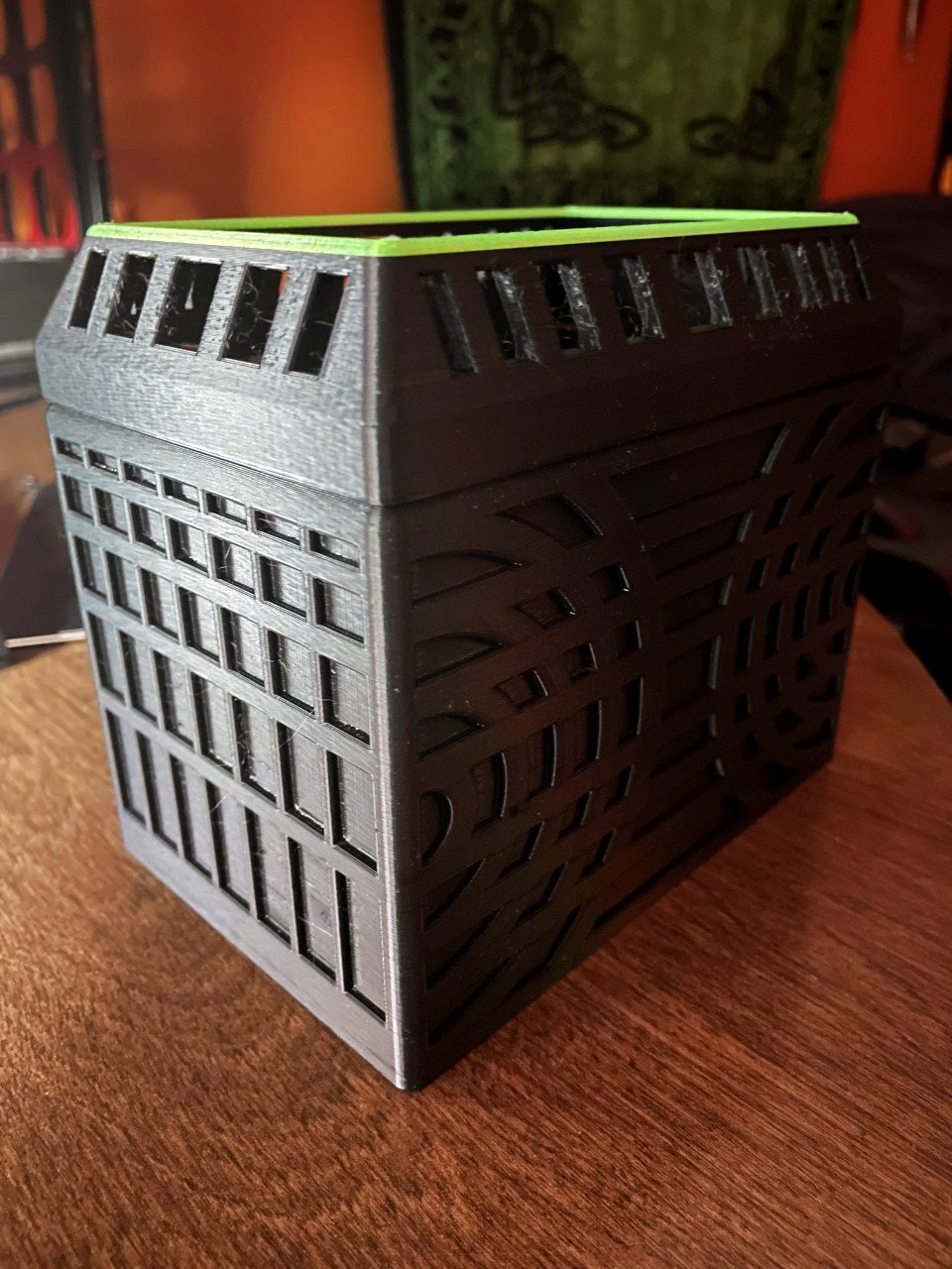 Textured Desktop Garbage Can by blueMage | Download free STL model ...
