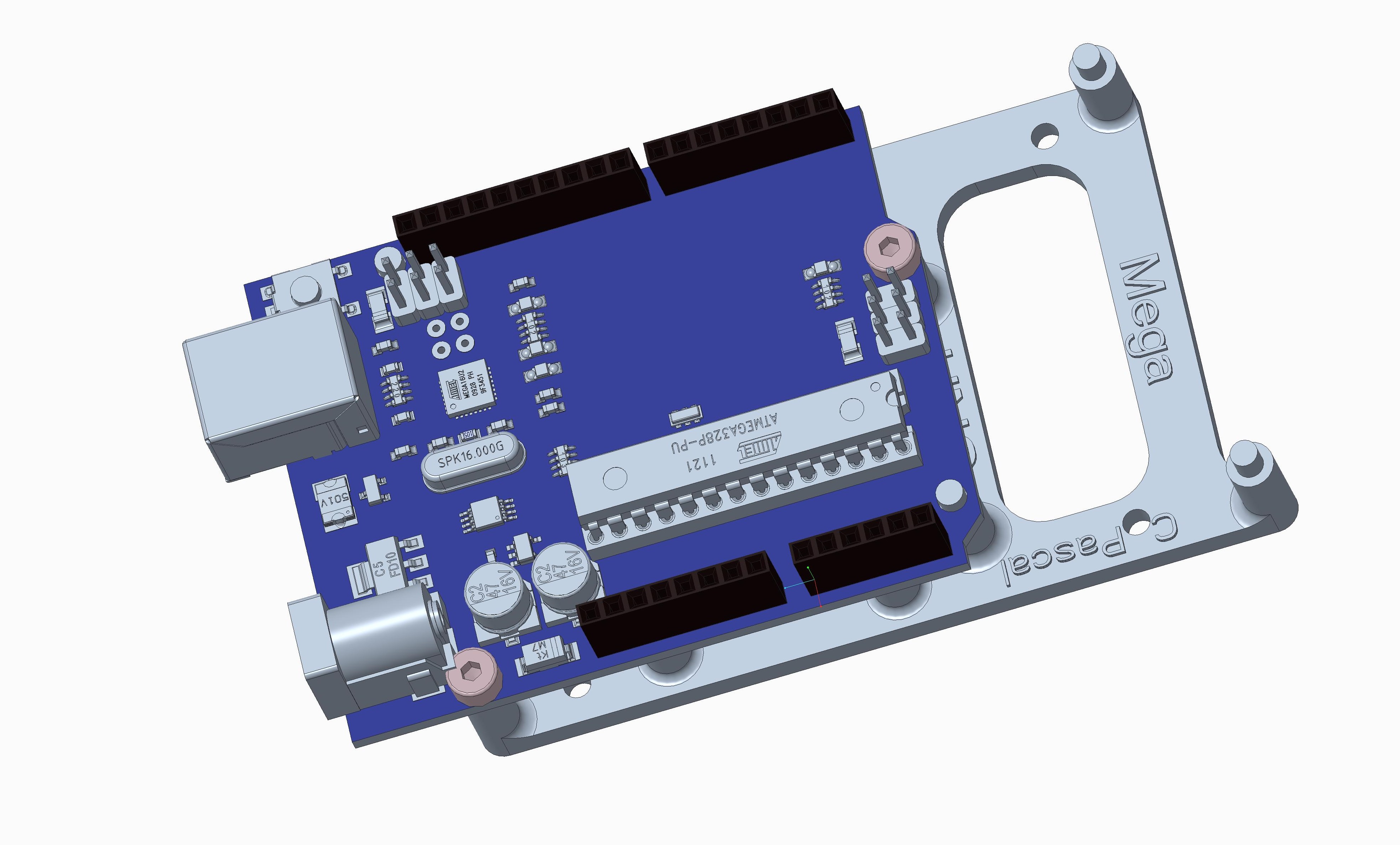 Universelle Arduino Halterung Arduino Uno Arduino Mega Esp 32 By Fibonachio Download Free Stl