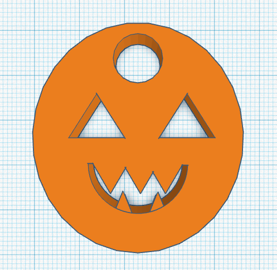 halloween_pumpkin_keychain by rebel | Download free STL model ...