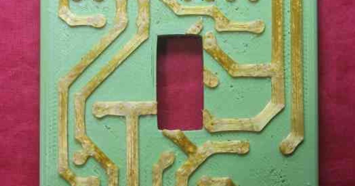 PC Board Motif - Custom Light Switch Wall Plate by JimSheldon ...