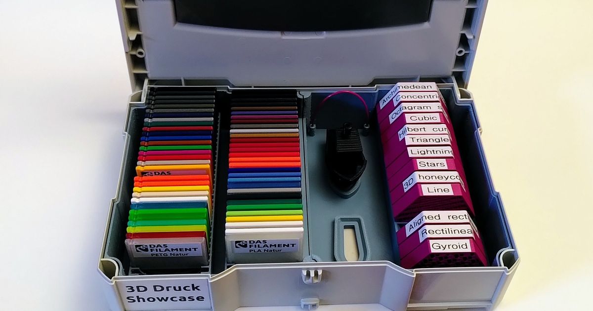 Filament Showcase - a Systainer Mini T-Loc inlay by LittleJoeMuc ...