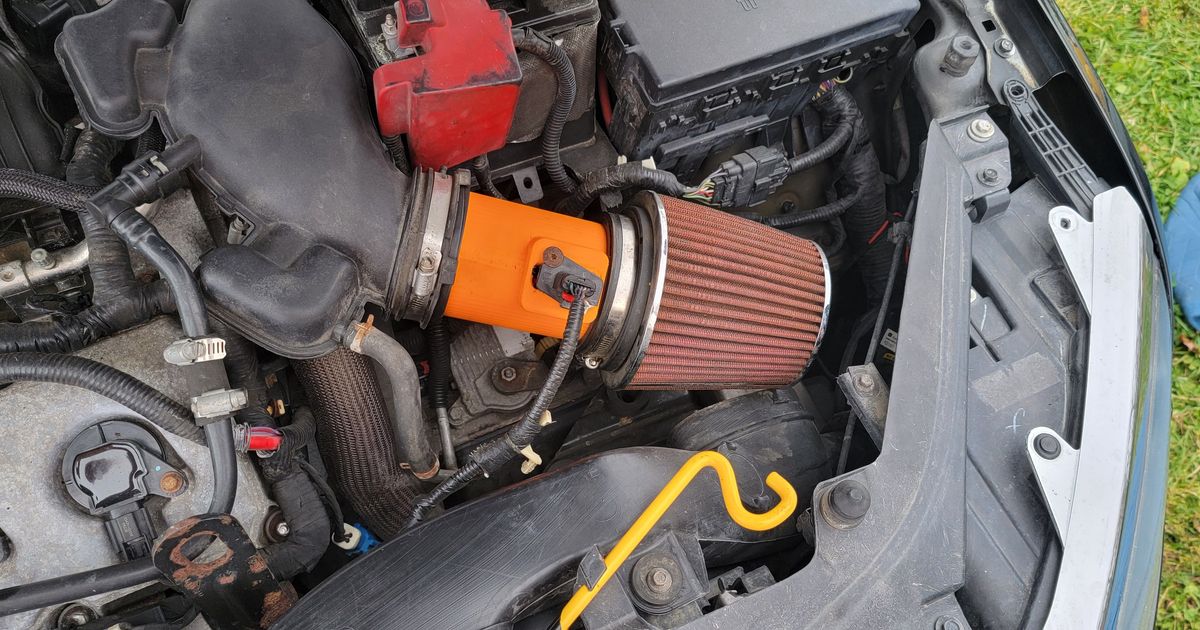 2010 Ford Fusion Sport MAF adapter for conical intake by ItsTyIRL ...