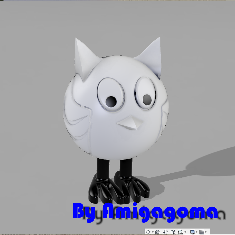 Owl picture support by Amigagoma | Download free STL model | Printables.com