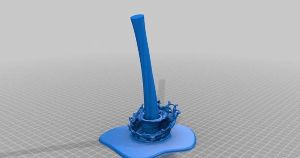 water splash by alex mc | Download free STL model | Printables.com