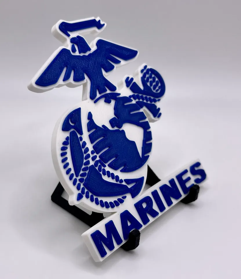 US Marines Logo Magnet by Cobalt3D | Download free STL model ...