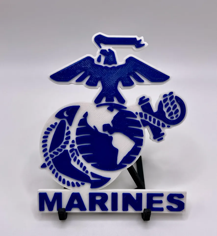 US Marines Logo Magnet by Cobalt3D | Download free STL model ...
