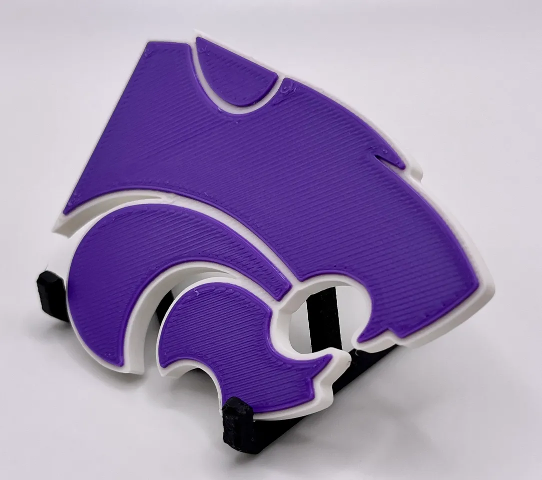 Kansas State University Wildcats Magnet by Cobalt3D | Download free STL ...