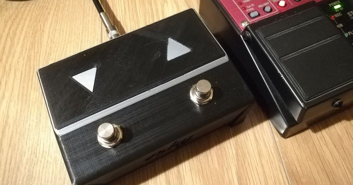 Pedal switch (looper, guitar) by vsky279 | Download free STL model ...