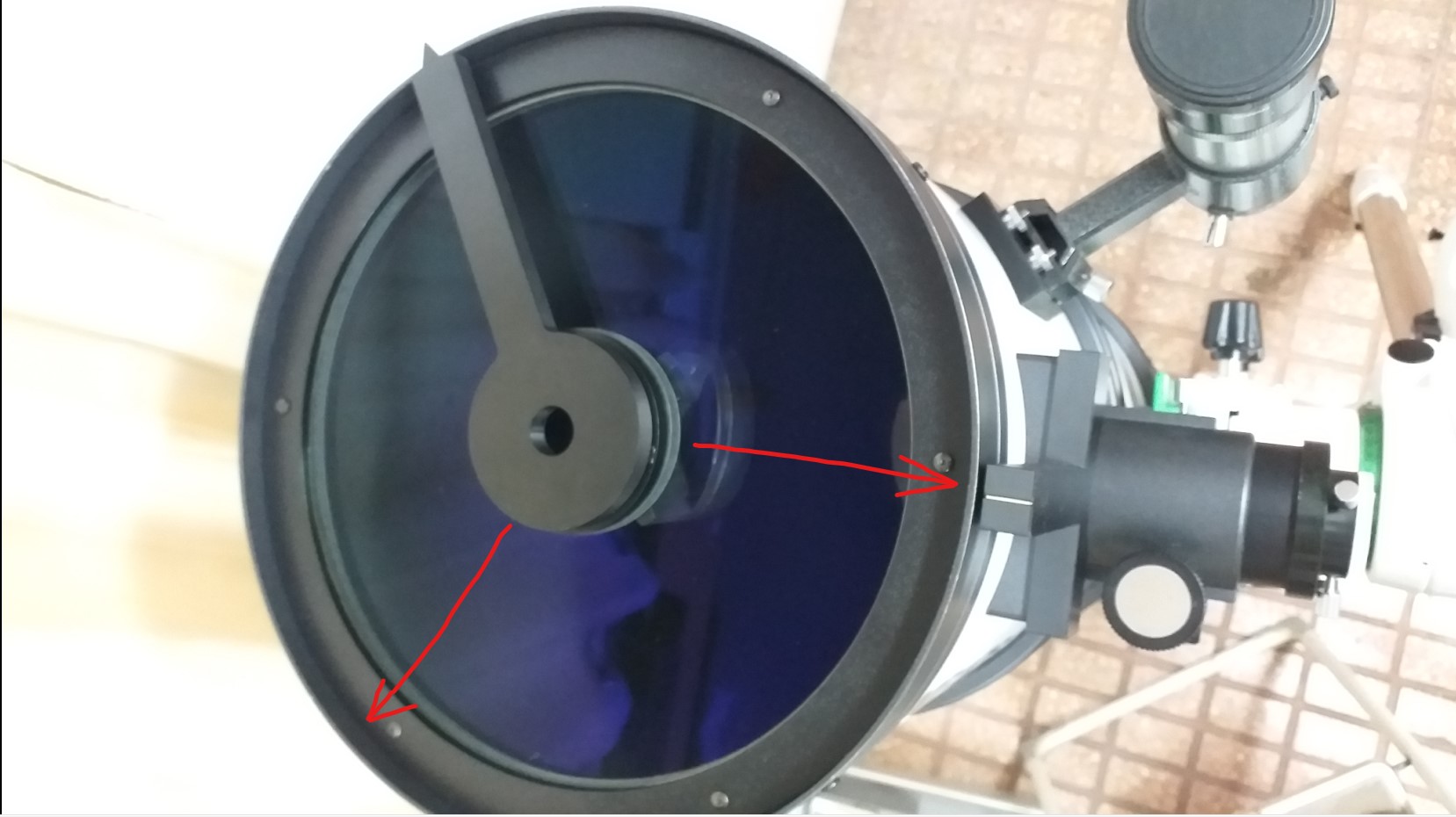 Secondary mirror centerer - MEADE LXD55 10" by 3DJG | Download free STL ...