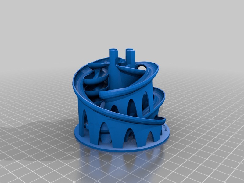 Yet another motorized version of the 3D Printed Marble Machine #3 ...
