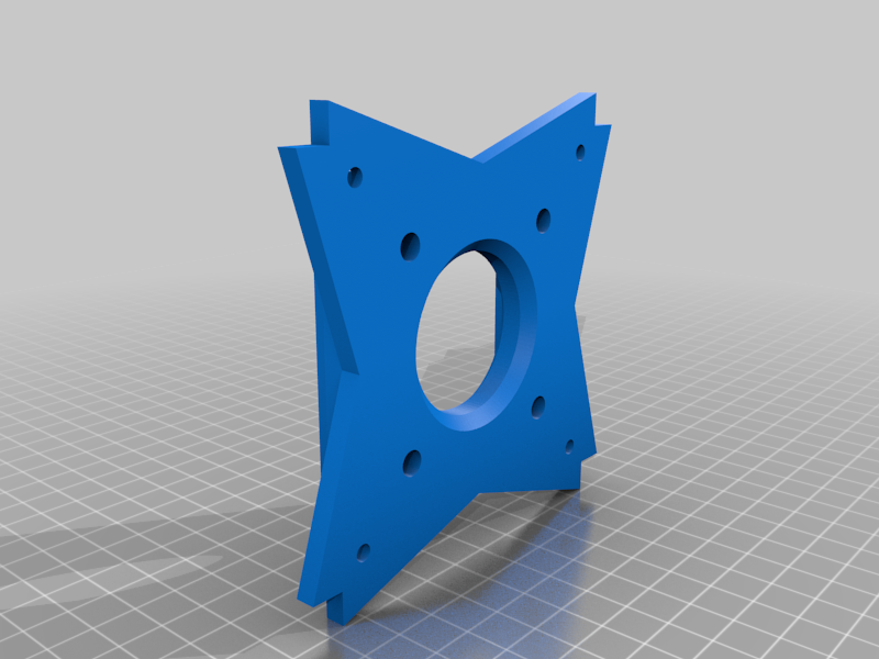 Nema 23 Flat Motor Mount by NotLikeALeafOnTheWind | Download free STL ...