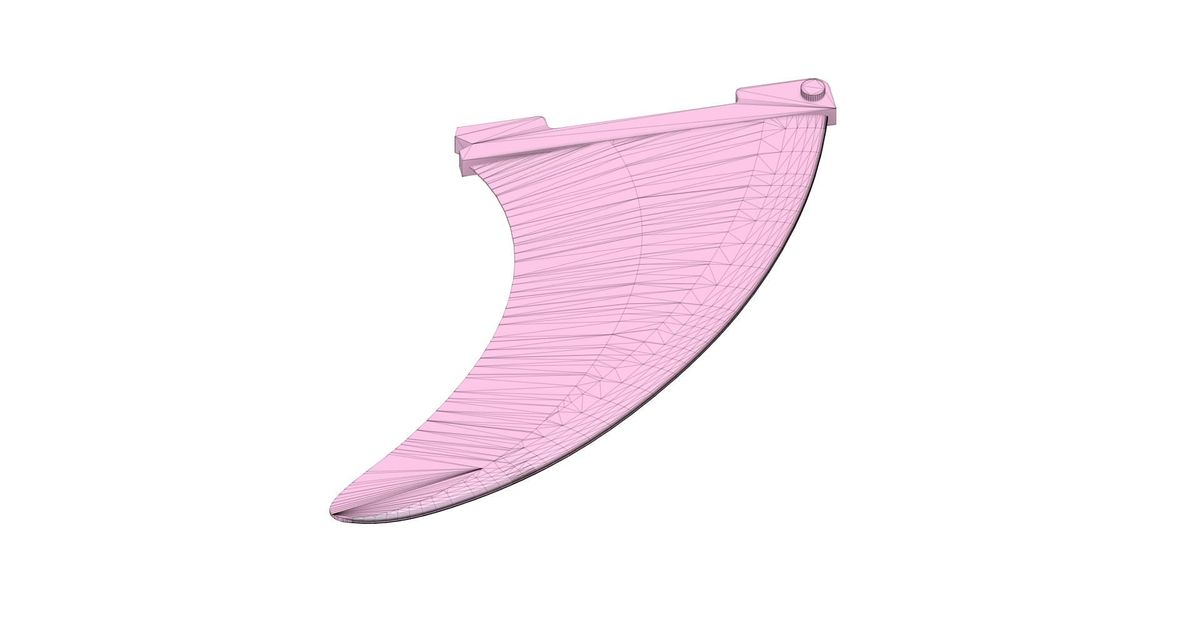 Bluefin SUP replacement fin (Bluefin Cruise 10´8) by liangodesigns ...