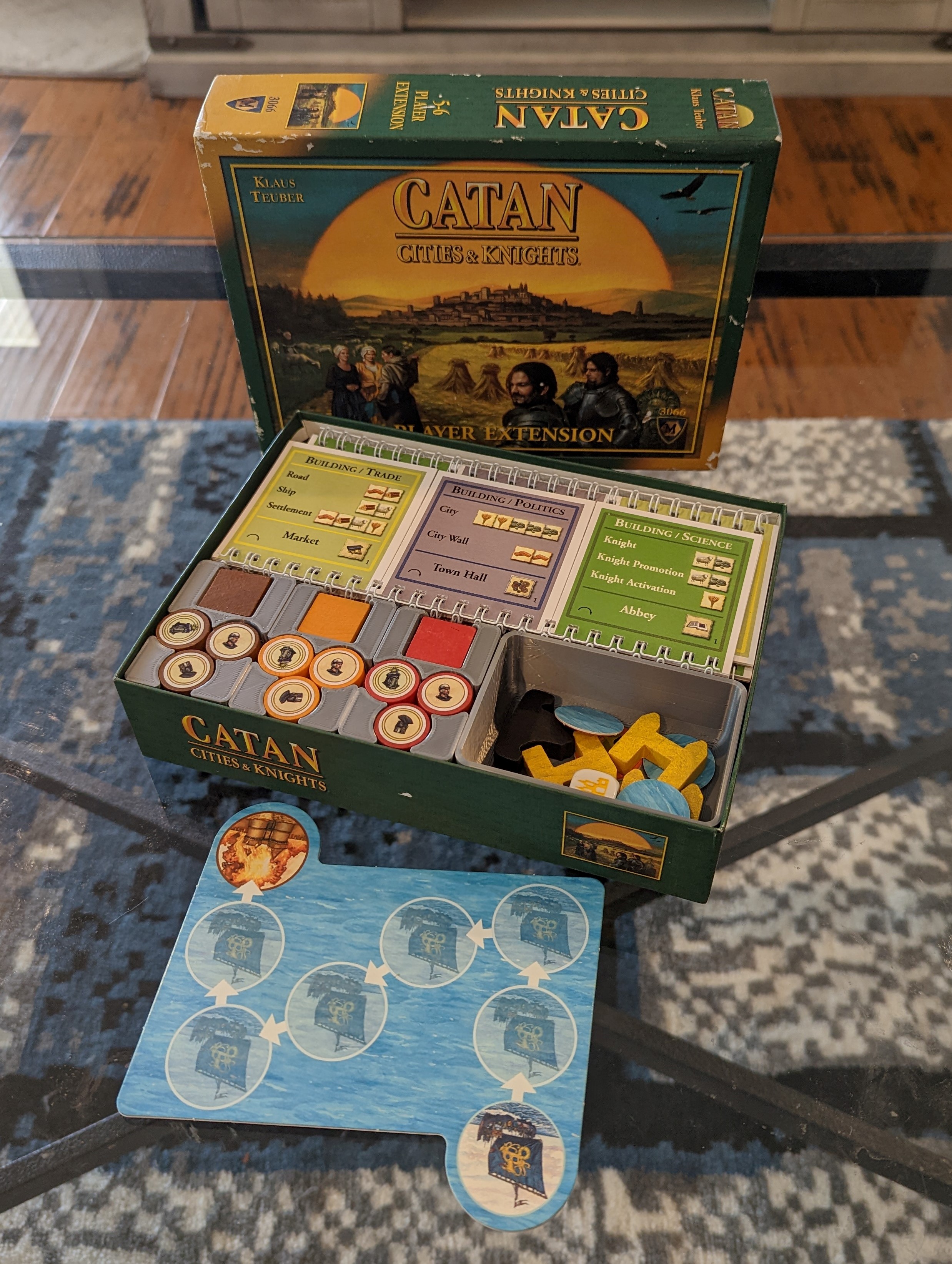 Inserts for Catan: Cities & Knights - Supports 5-6 Player Expansion by ...