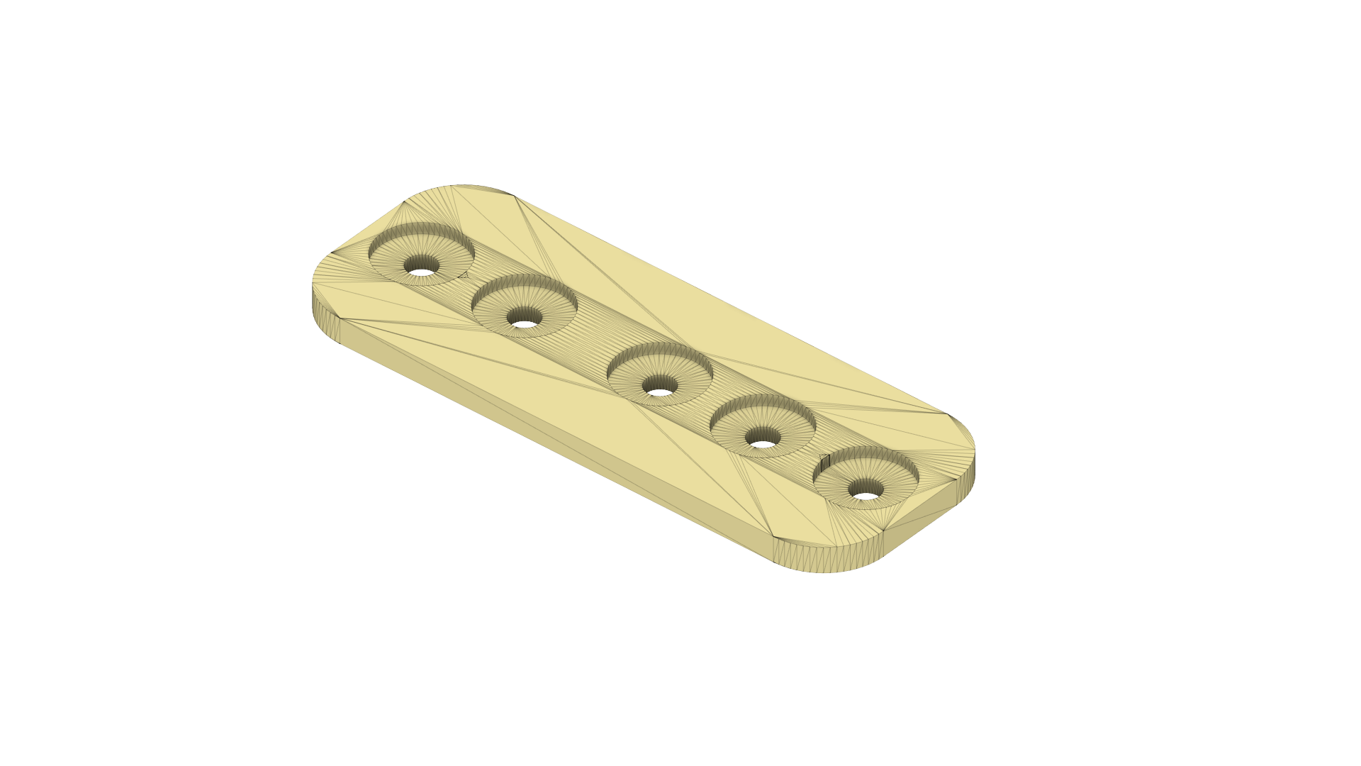 Cable mount connection holder 3 wires + 2 wires M5 holes by ...