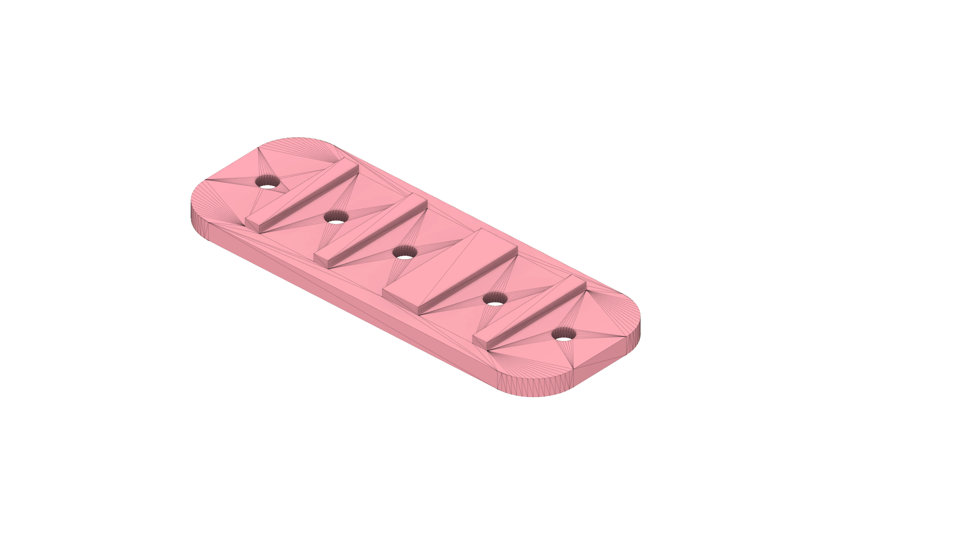 Cable mount connection holder 3 wires + 2 wires M5 holes by ...