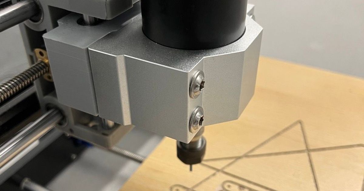 CNC 3018 Pro Spindle Upgrade by wie_das_geht | Download free STL model ...