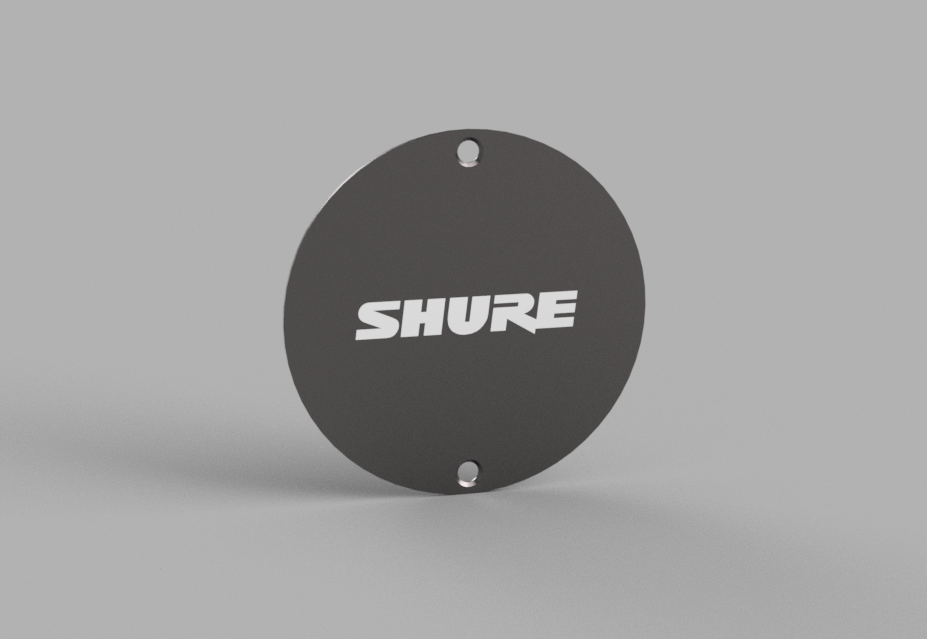 Custom Shure SM7B Custom backplate by LaurensGuijt | Download free STL ...