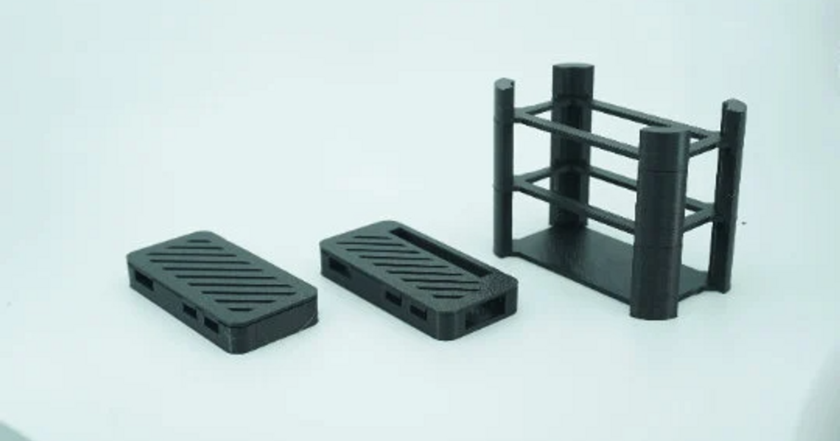 Raspberry Pi Zero 2 housing with Rack by Preischl 3D | Download free ...