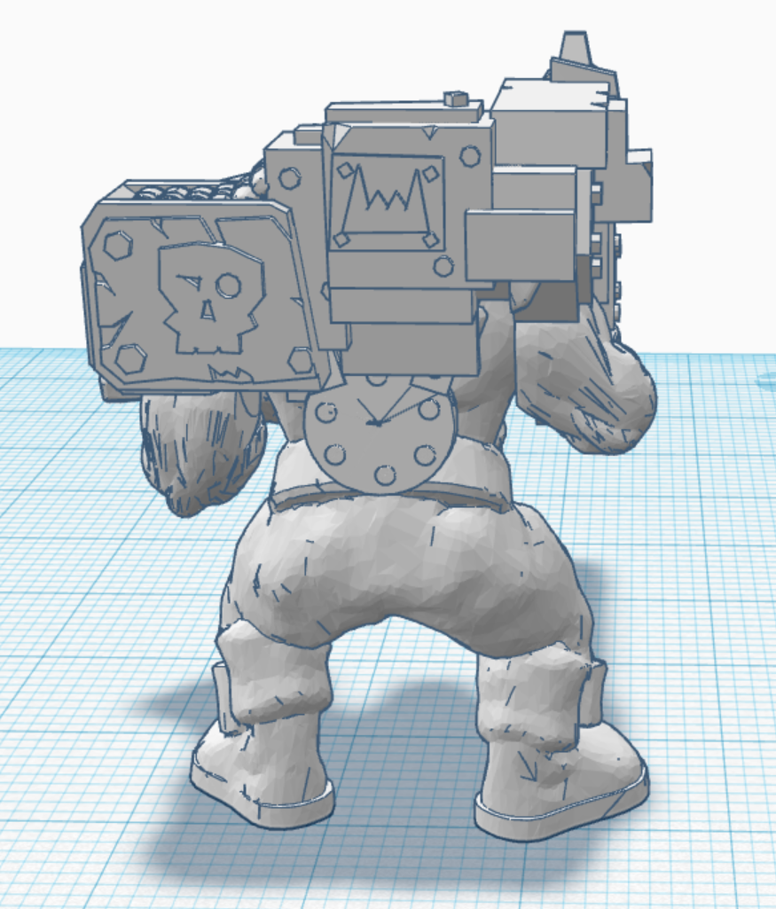 Orc boy wiht big Shoota by Bon3tyNormy | Download free STL model ...