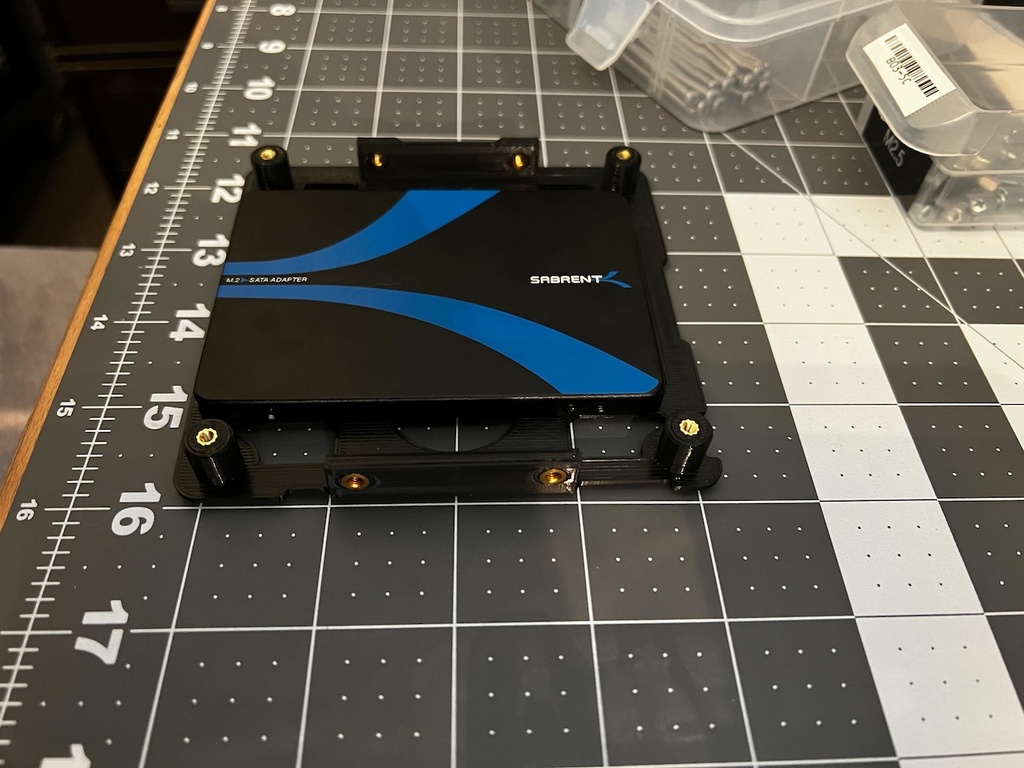 Intel NUC 8 or newer "Slim" SSD extender by Seth | Download free STL ...