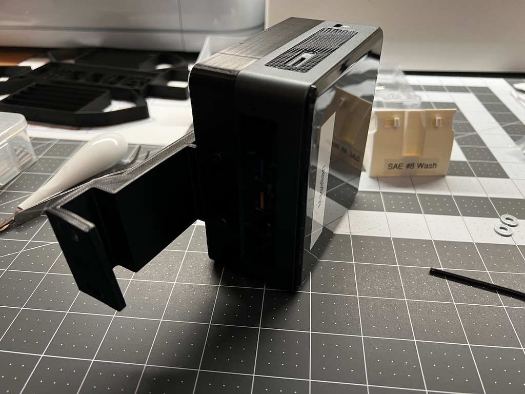 Intel NUC 8 or newer "Slim" SSD extender by Seth | Download free STL ...