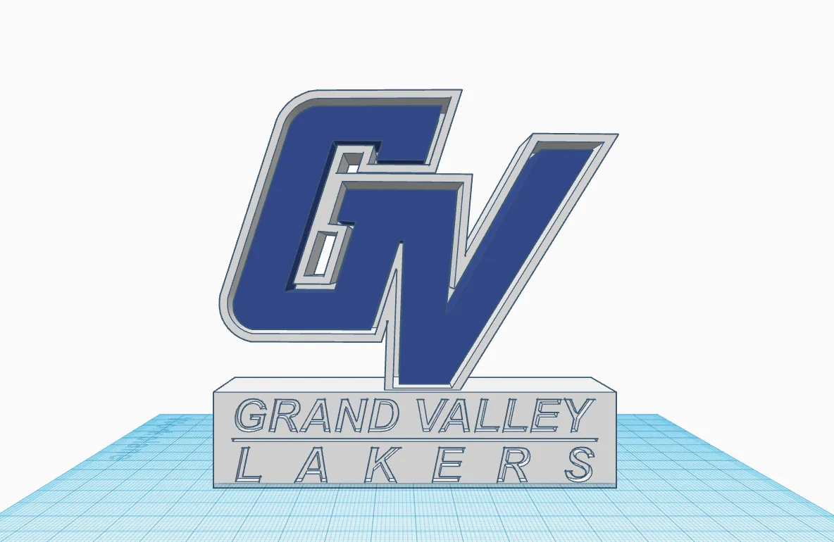 Grand Valley University Plaque by Kole Baker | Download free STL model ...