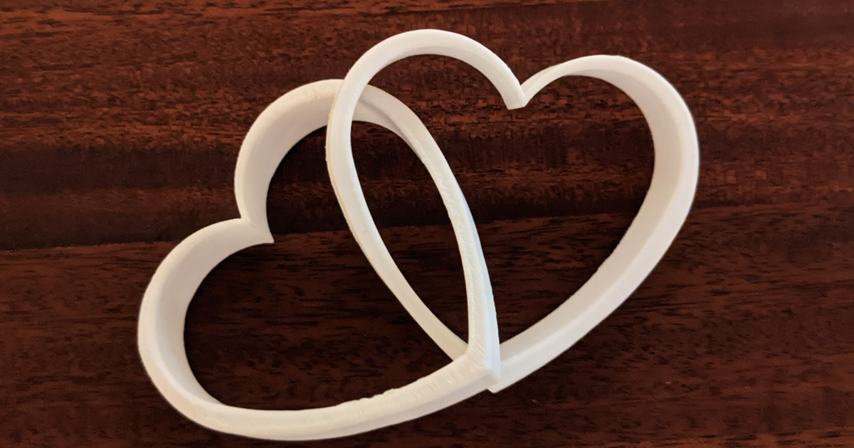 Interlocking heart decor by Zachary Louis May | Download free STL model ...