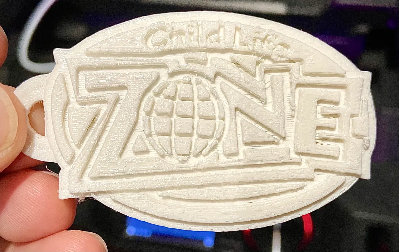 Zone Logo Keychain STL and ZIP (with MakerBot ready to print project ...