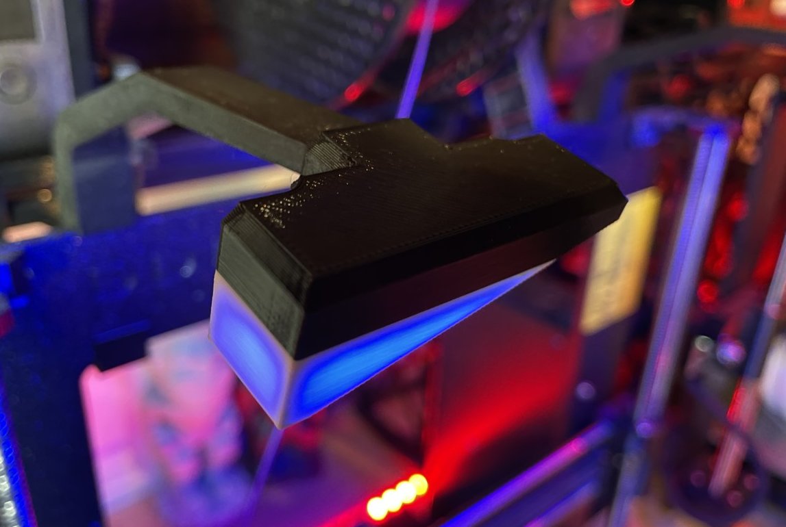 MK3S Neopixel Light Bar Mount by blueMage | Download free STL model ...