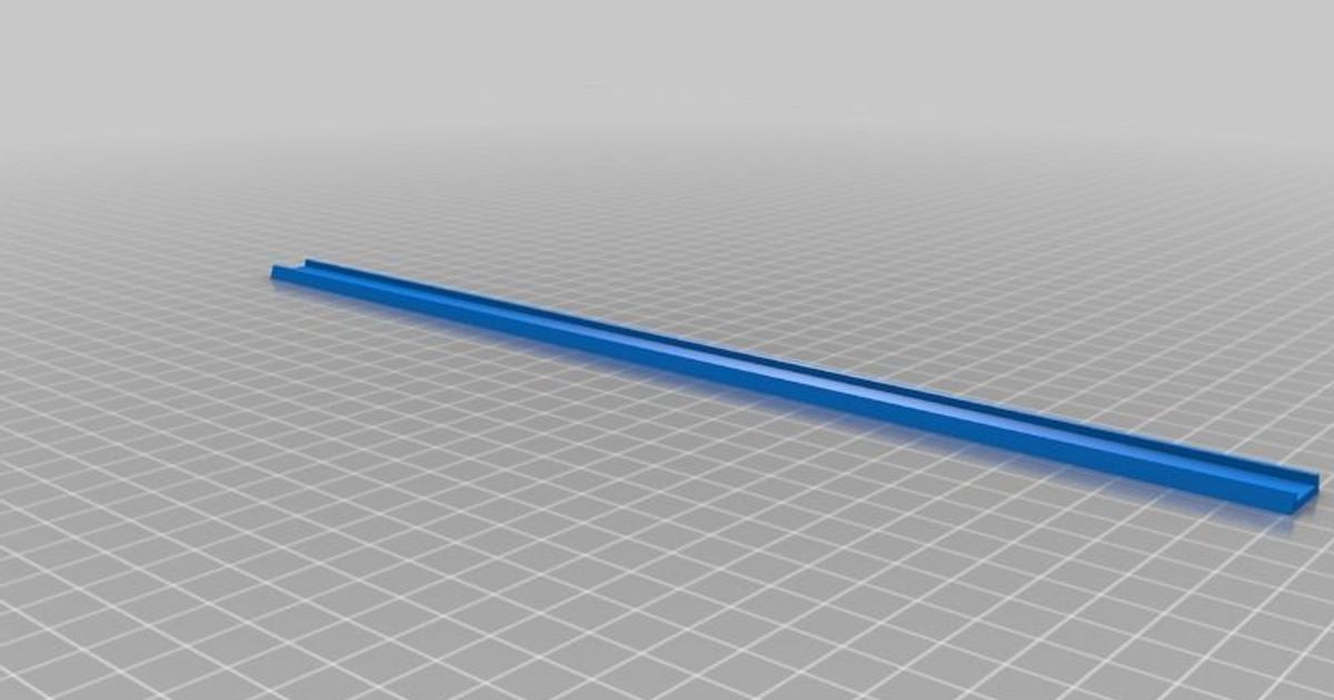10mm Wide LED Strip Bar by Jason | Download free STL model | Printables.com