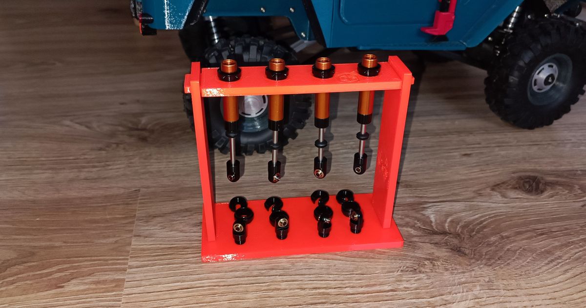 Adapter plate for offroad RC shock stand (3D Sets) by Michal K ...