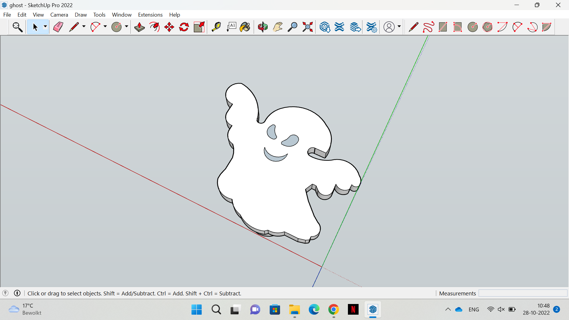 ghost door handle by martijn geraerts | Download free STL model ...