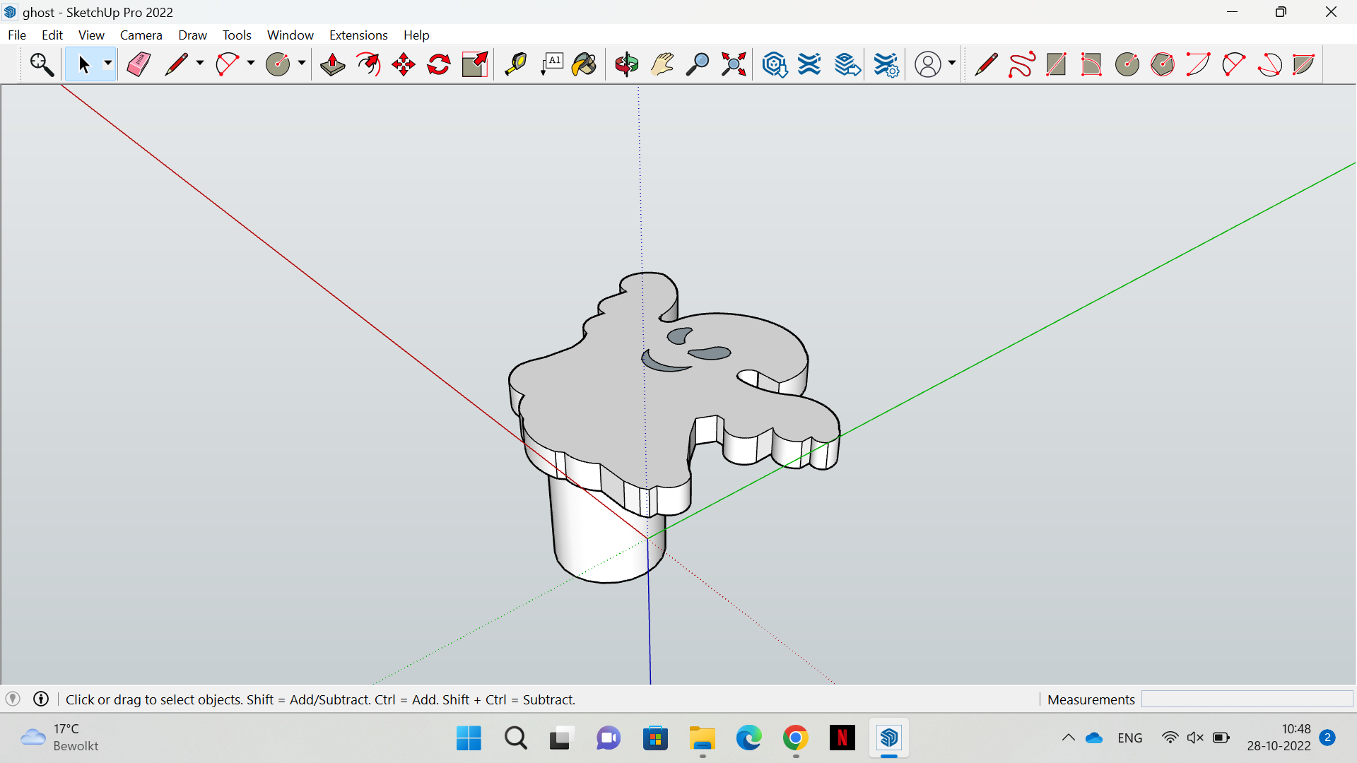 ghost door handle by martijn geraerts | Download free STL model ...