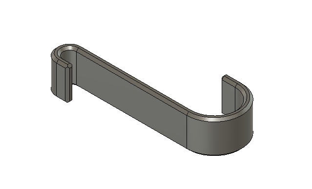 Small Light Duty Wire Cube Hook by RA Designs | Download free STL model ...