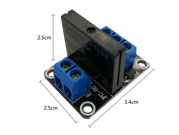 Solid State Relay module (FC-80) enclosure by Dominik Paľo | Download ...