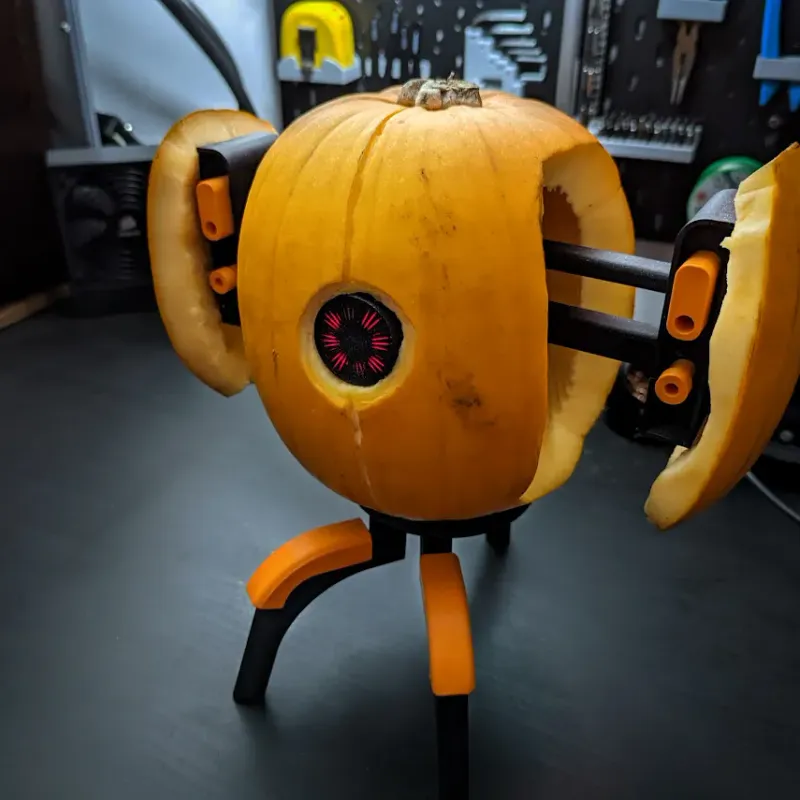 Portal Pumpkin Stencil