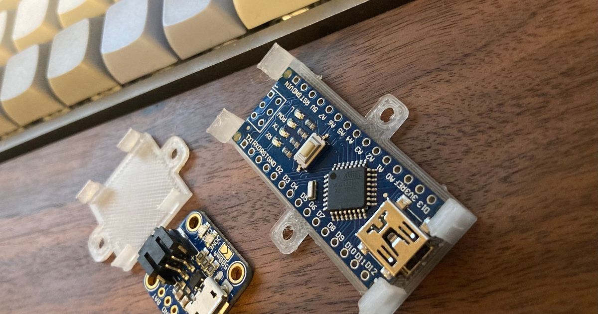 Configurable snap-in PCB mount by 0xedd1e | Download free STL model ...